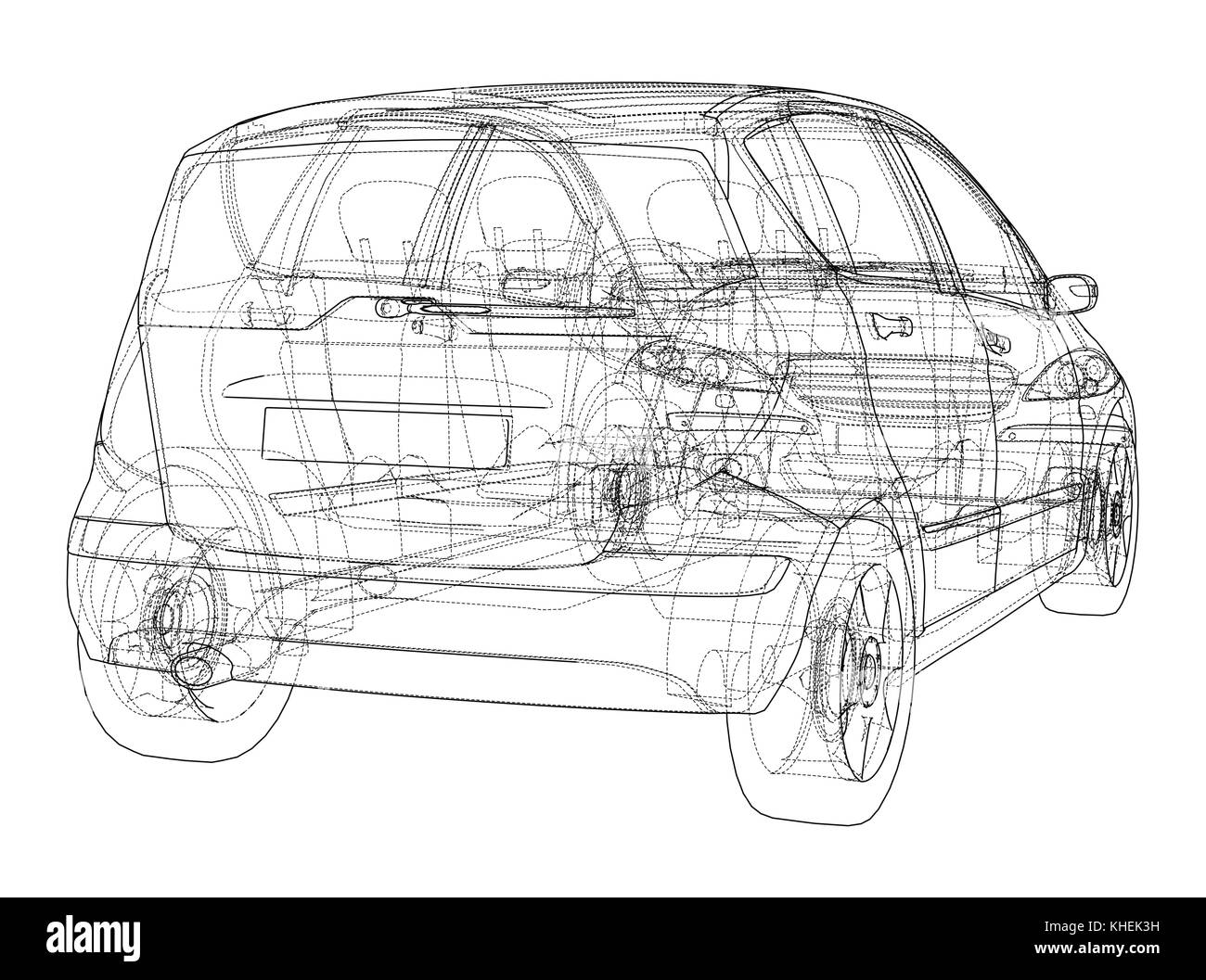 Concept car. Vector Stock Vector Image & Art - Alamy