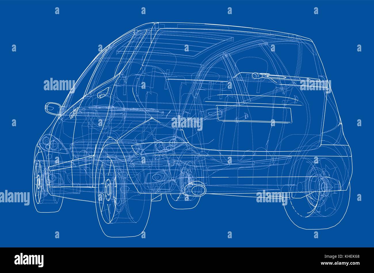 Car sketch. Vector Stock Vector Image & Art - Alamy