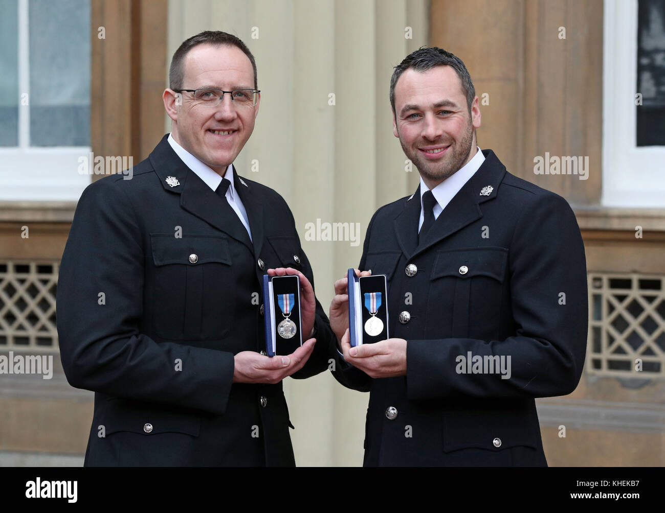 Awarded queens gallantry medal hi-res stock photography and images - Alamy
