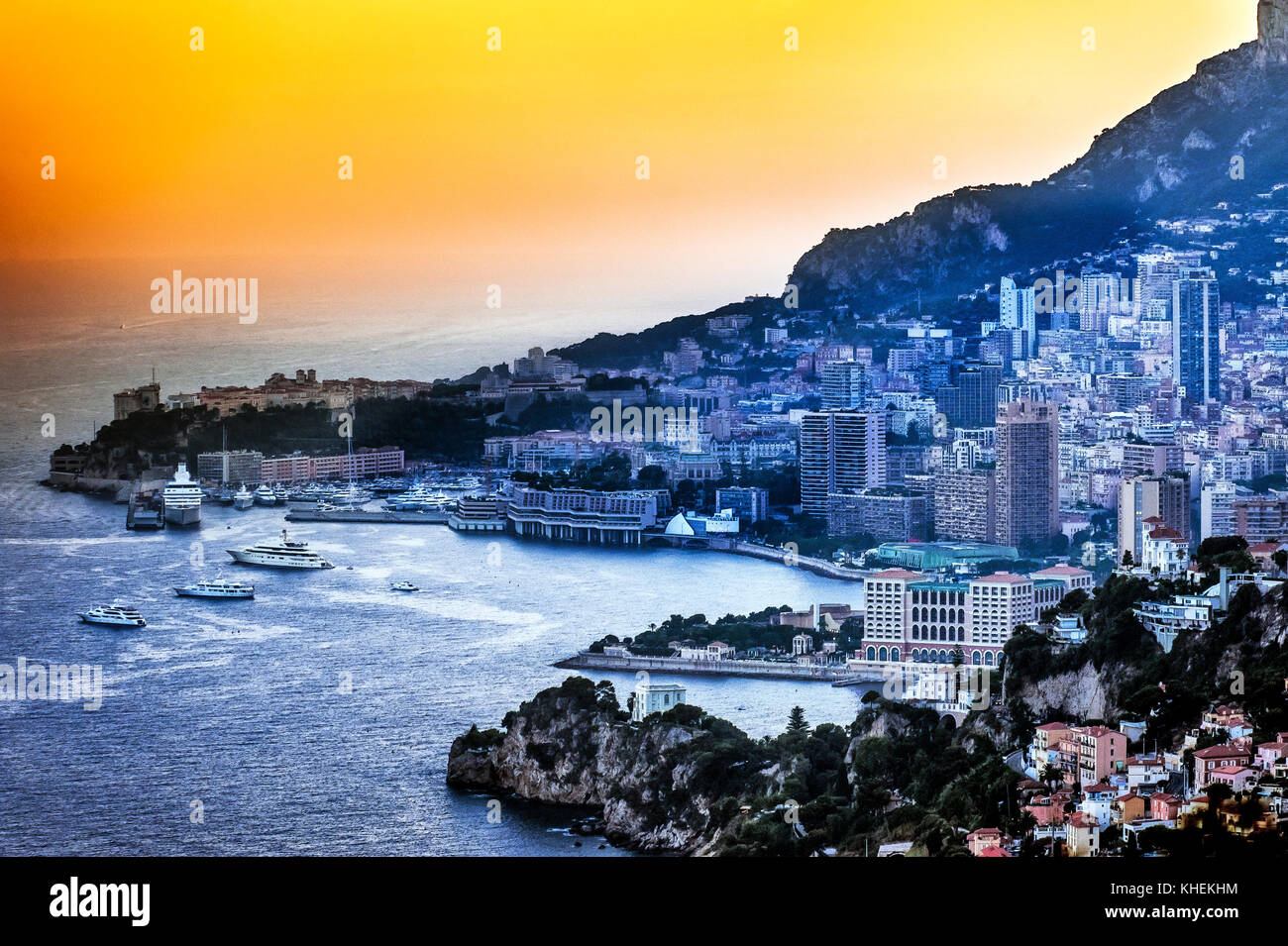 France, Principality of Monaco (98). Monte Carlo. Bay of Monaco at ...