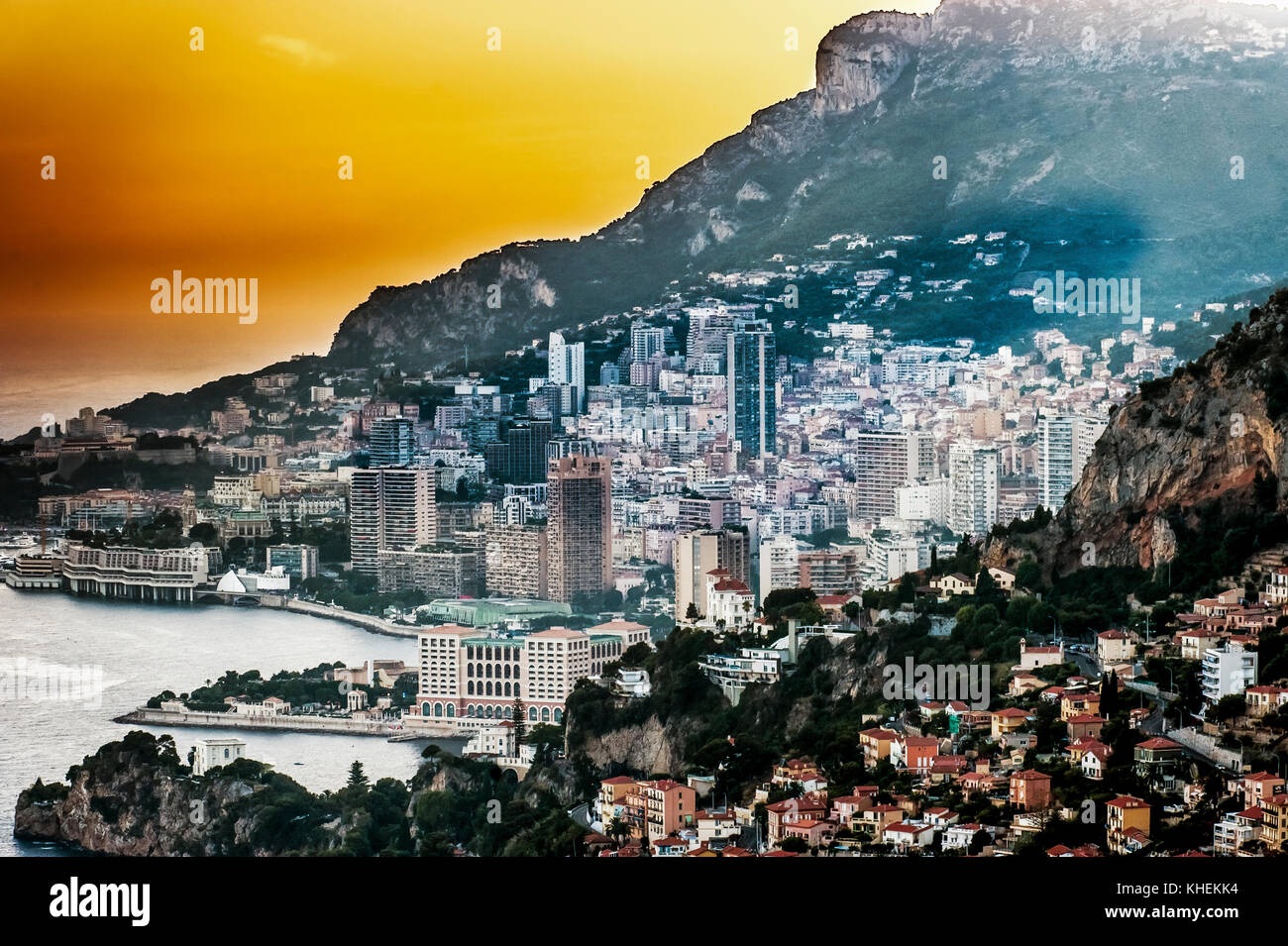 France, Principality of Monaco (98). Monte Carlo. Bay of Monaco at ...