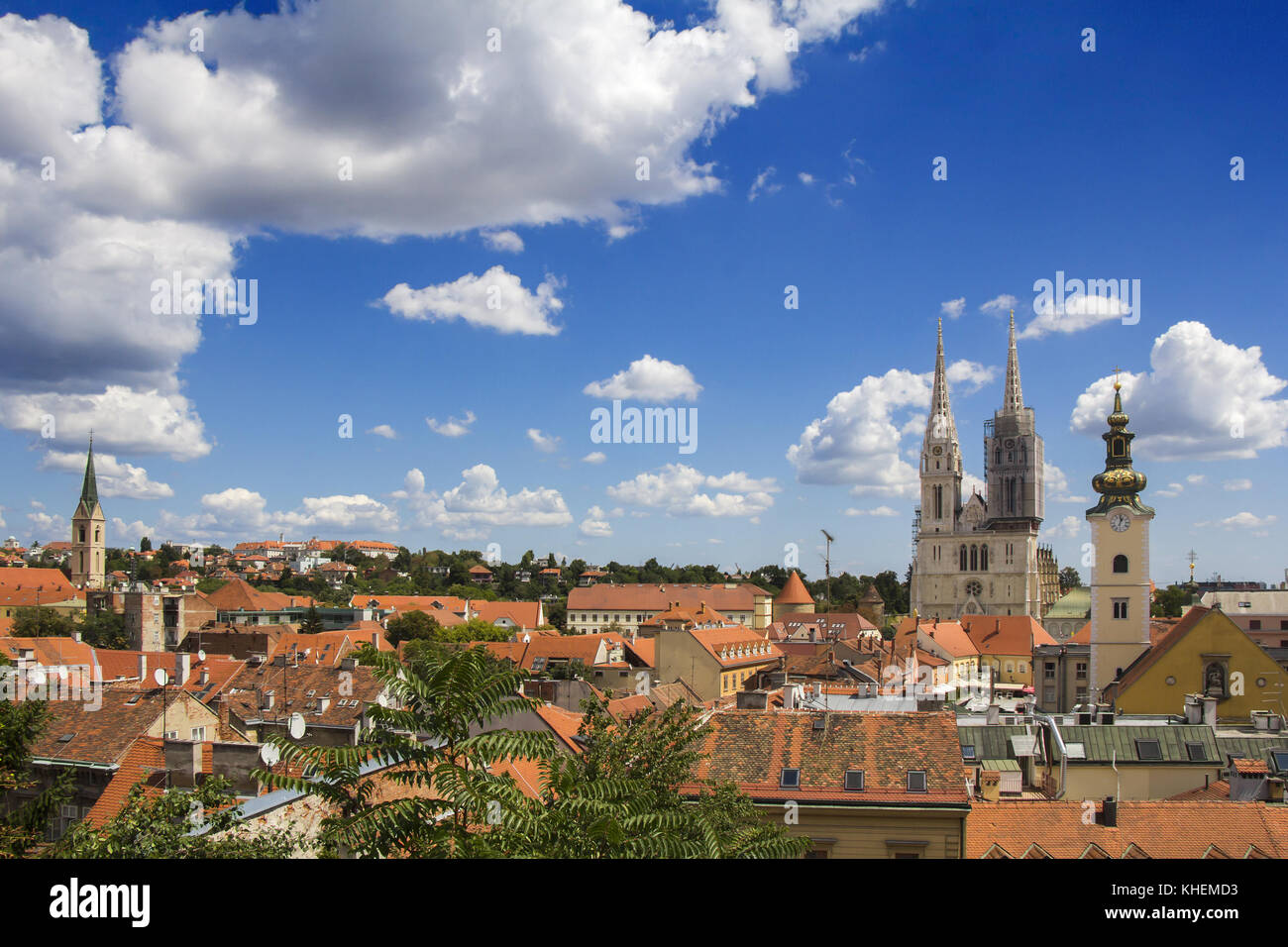 Zagreb square panorama hi-res stock photography and images - Alamy