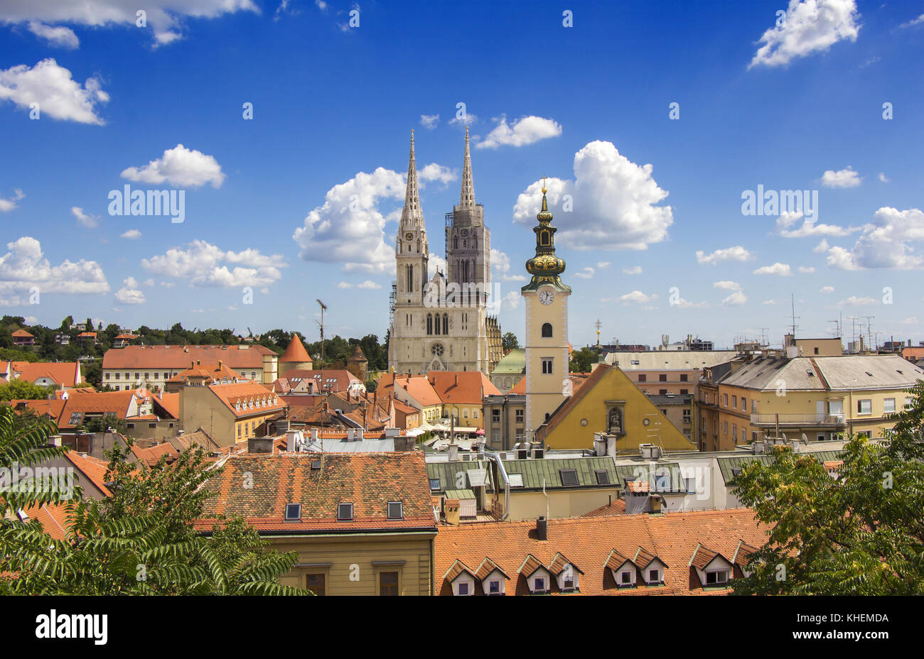 Zagreb square panorama hi-res stock photography and images - Alamy