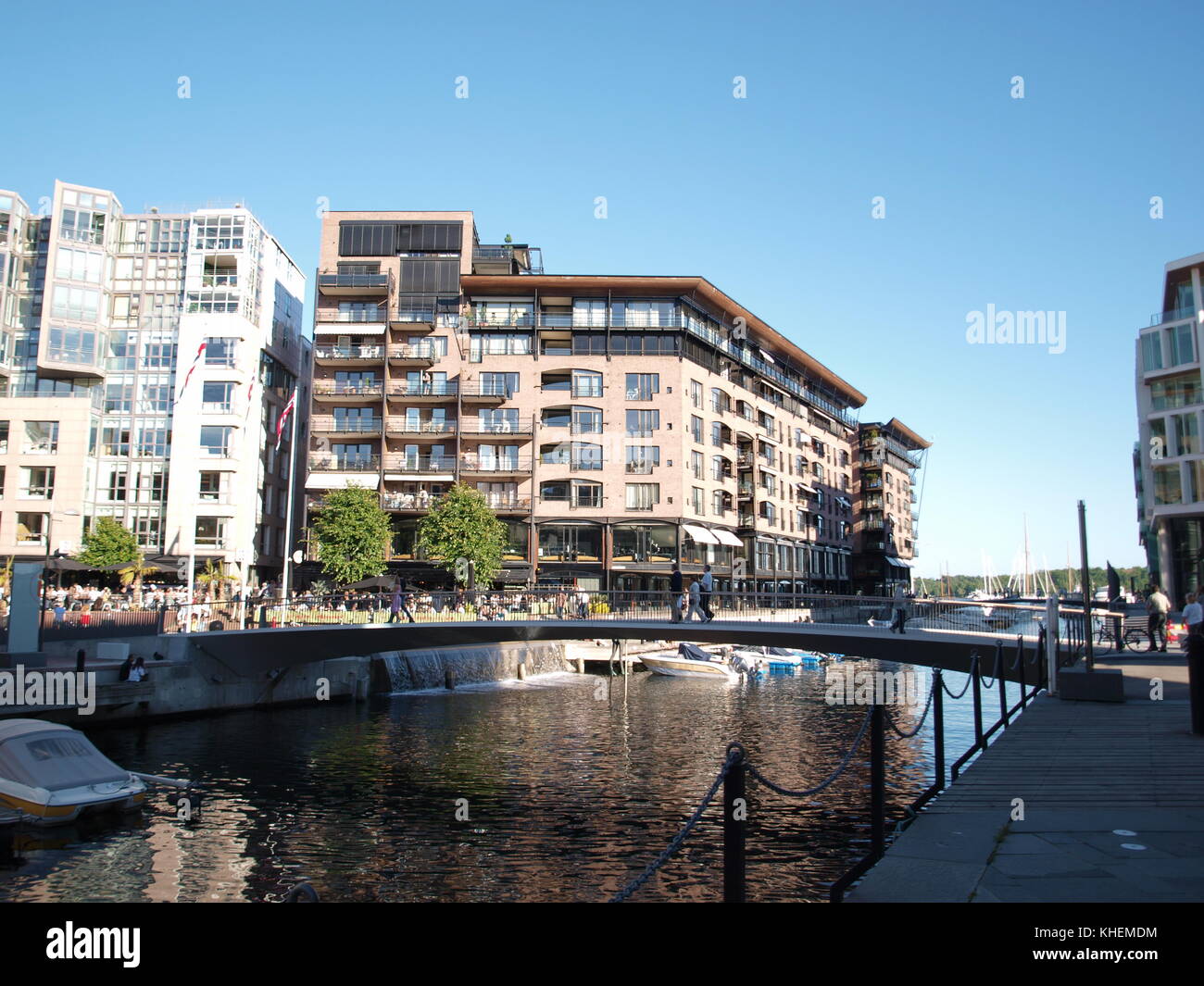 Seaside building in oslo city Stock Photo - Alamy