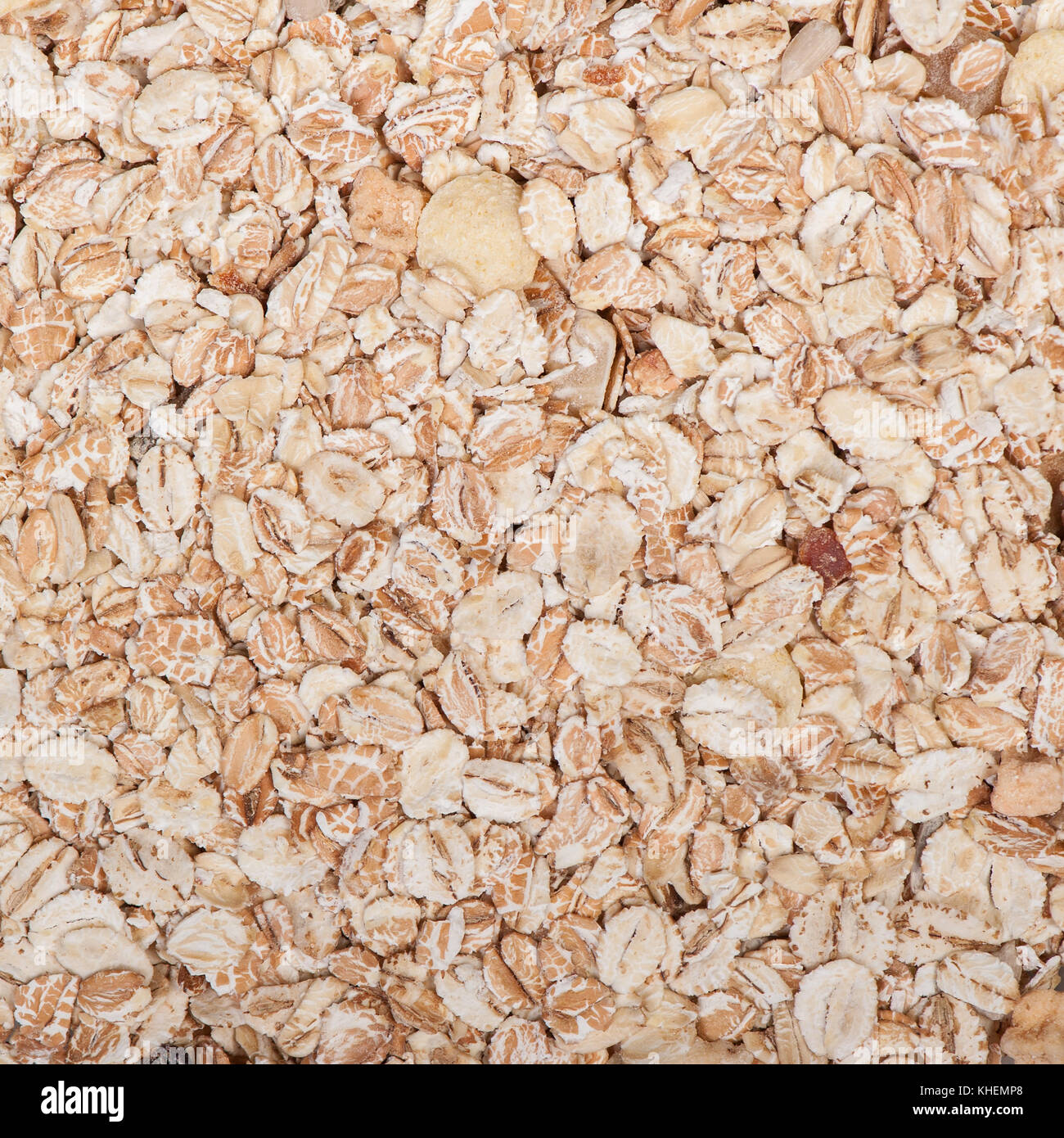 Multi grain muesli abstract texture background Stock Photo - Alamy