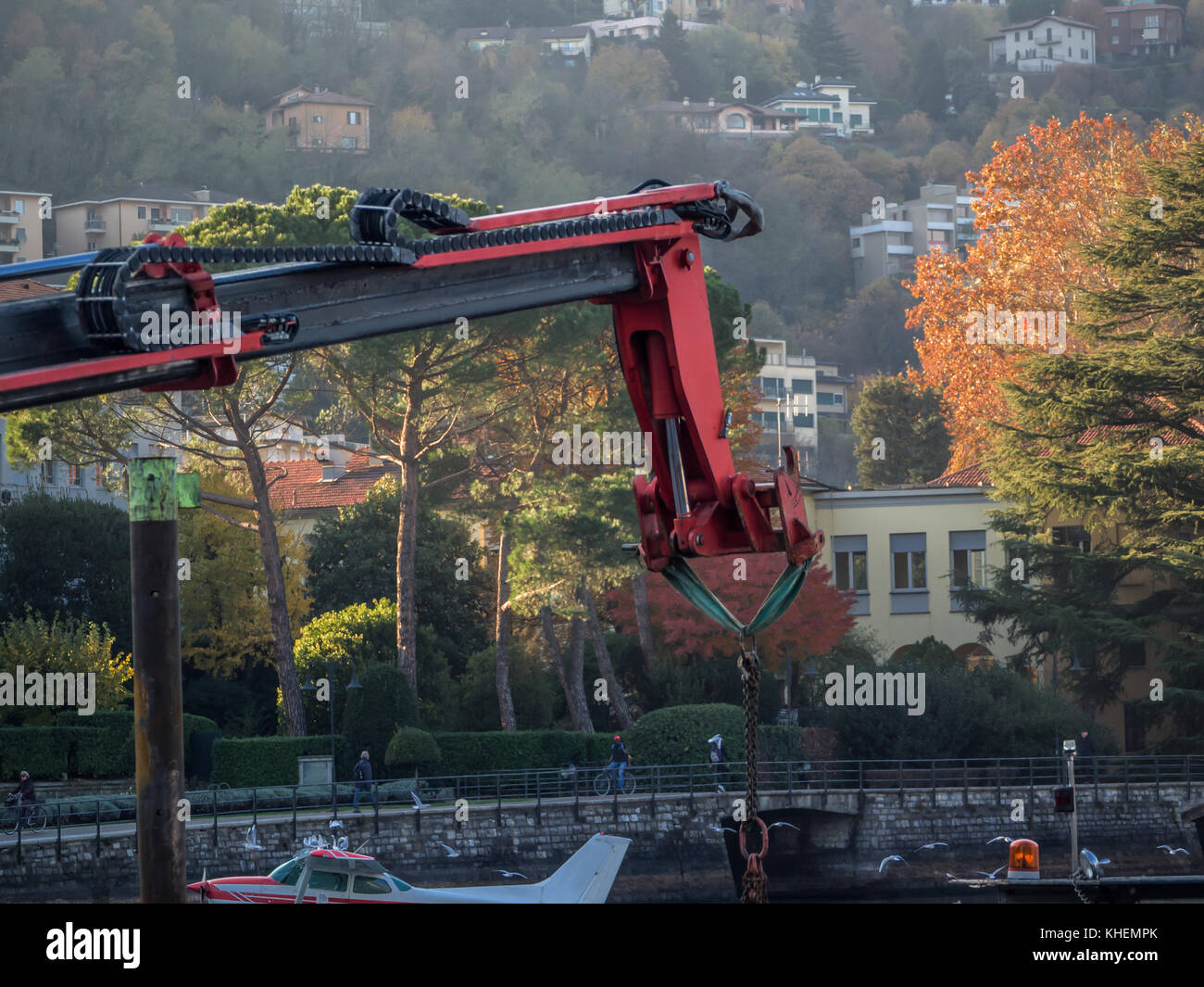 mechanical tools at work in a naval shipyard Stock Photo - Alamy