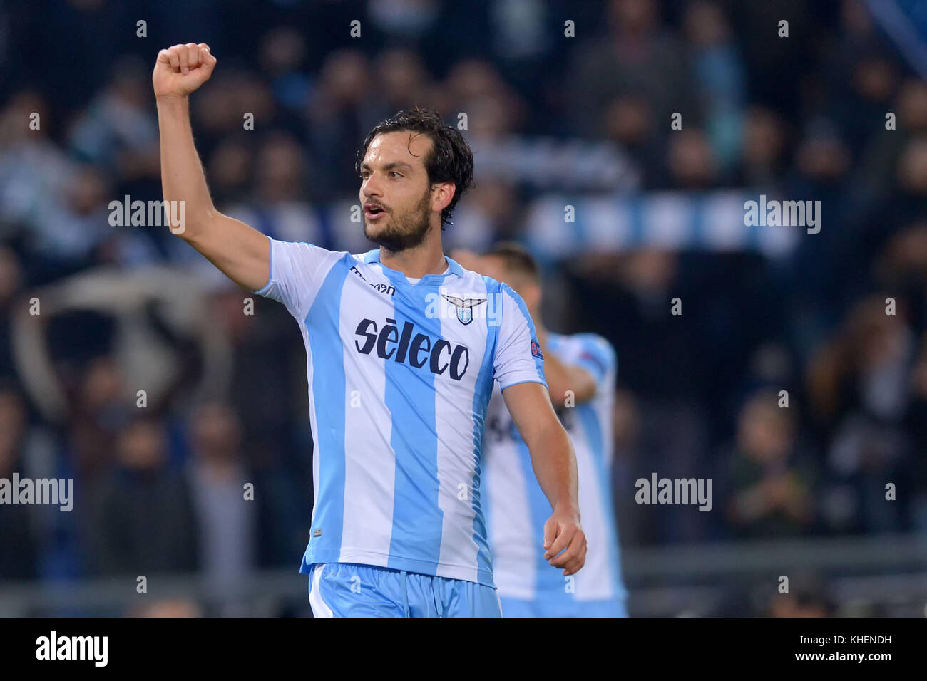 Esultanza dopo la vittoria su Gol di Marco Parolo Lazio. Goal ...