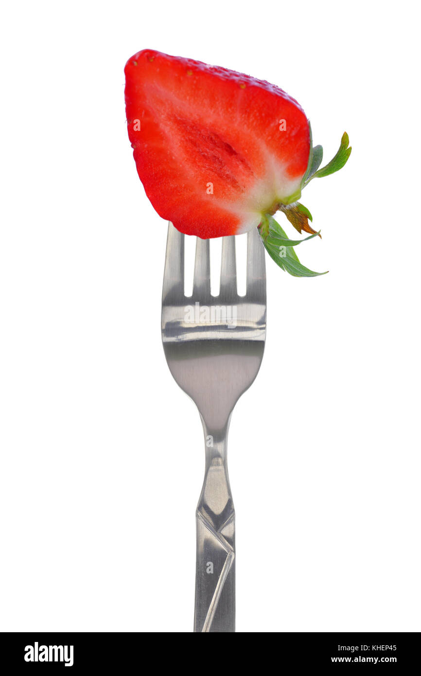 Fork with fruits hi-res stock photography and images - Alamy