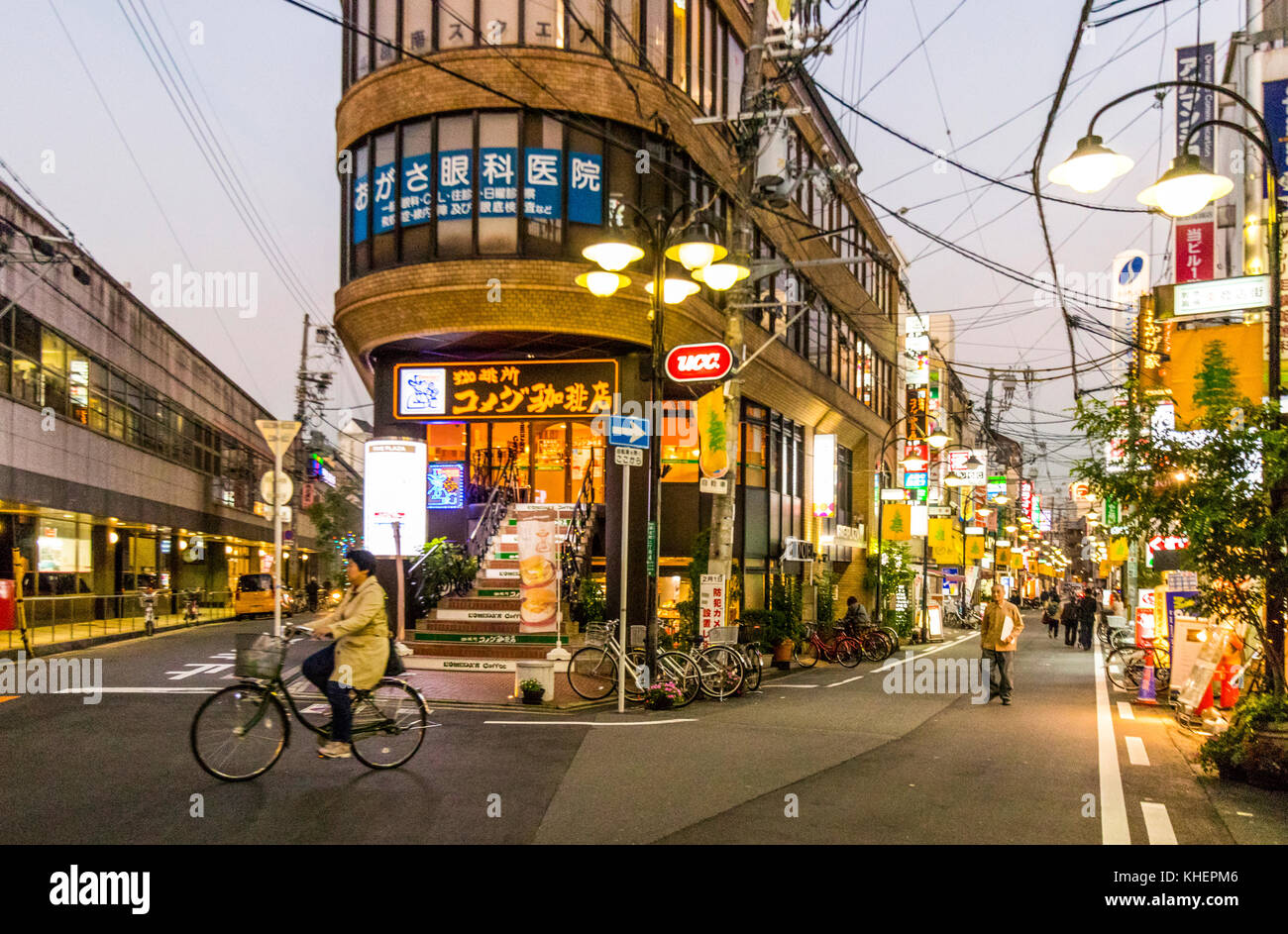 Nightlife in Takatsuki-shi Osaka Japan Stock Photo - Alamy
