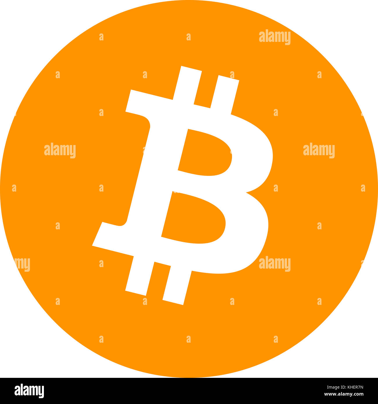 Bitcoin logo, digital currency, cryptocurrency, blockchain technology ...