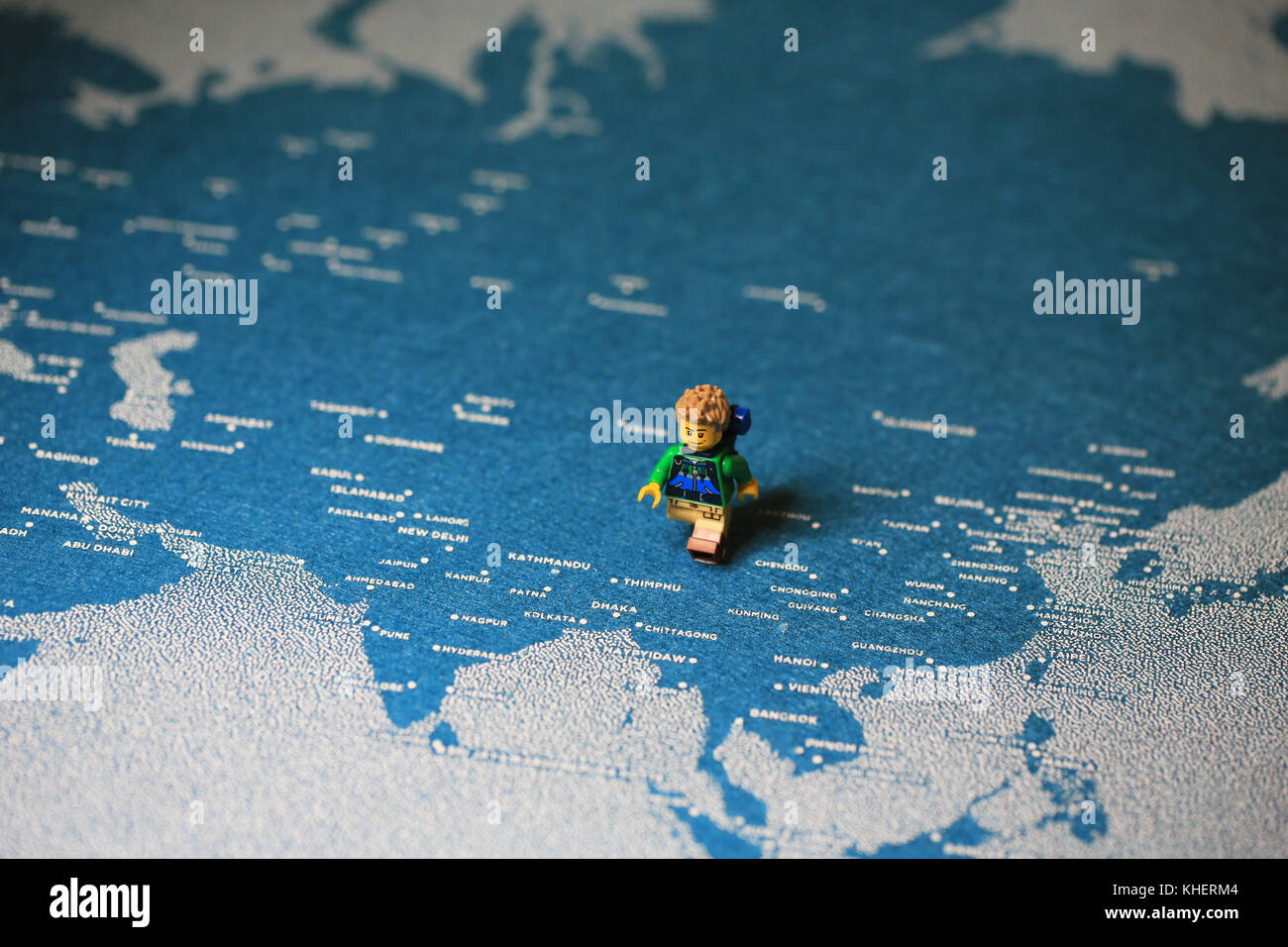 World lego map hi-res stock photography and images - Alamy