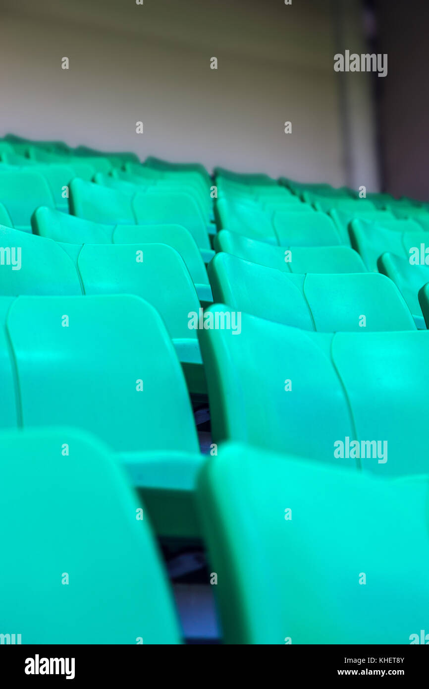 Green stadium seating hi-res stock photography and images - Alamy