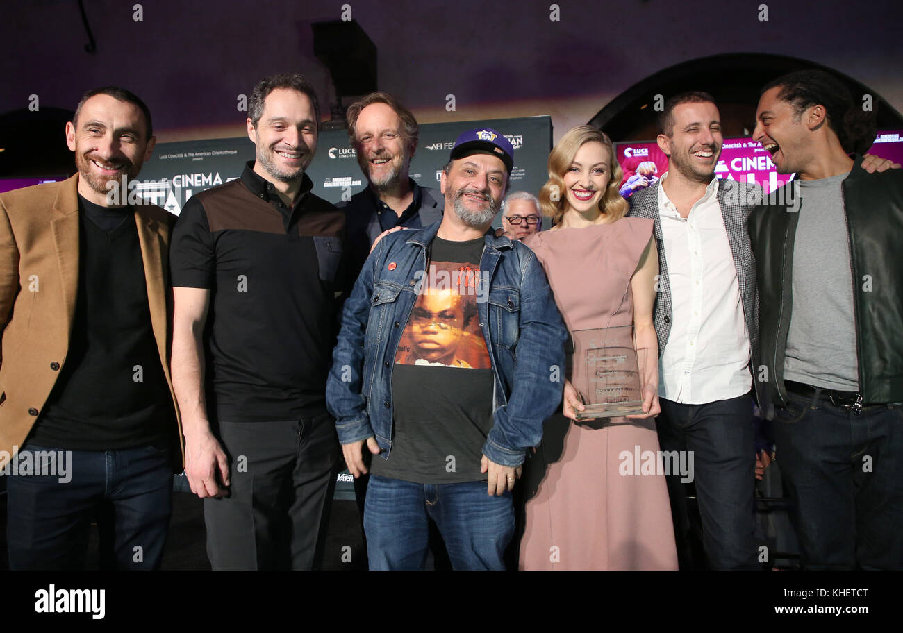 Hollywood, Ca. 15th Nov, 2017. Antonio Manetti, Claudio Santamaria ...