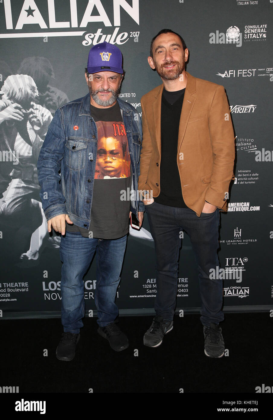 Hollywood, Ca. 15th Nov, 2017. Marco Manetti, Antonio Manetti, at AFI ...