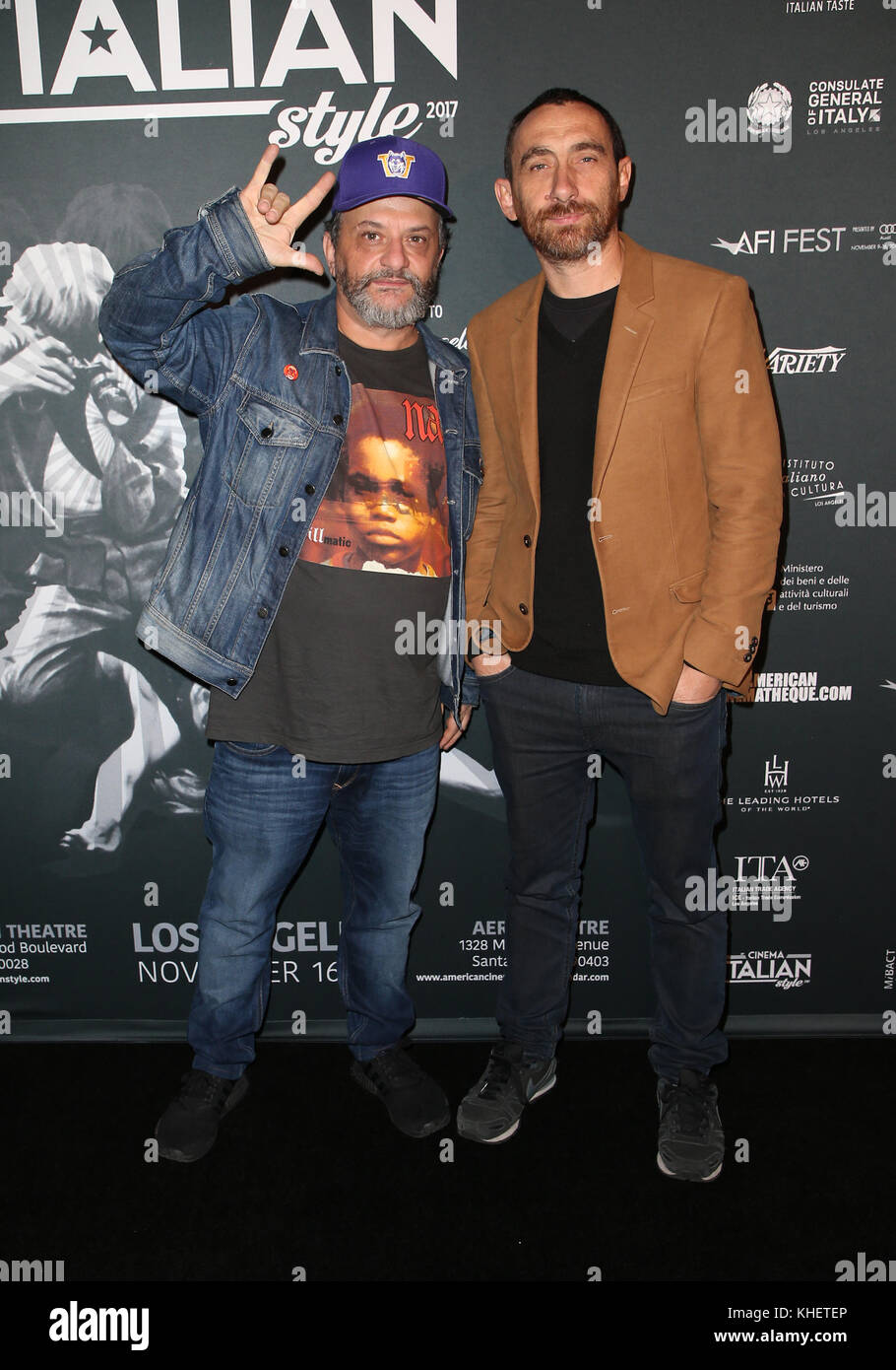Hollywood, Ca. 15th Nov, 2017. Marco Manetti, Antonio Manetti, at AFI ...