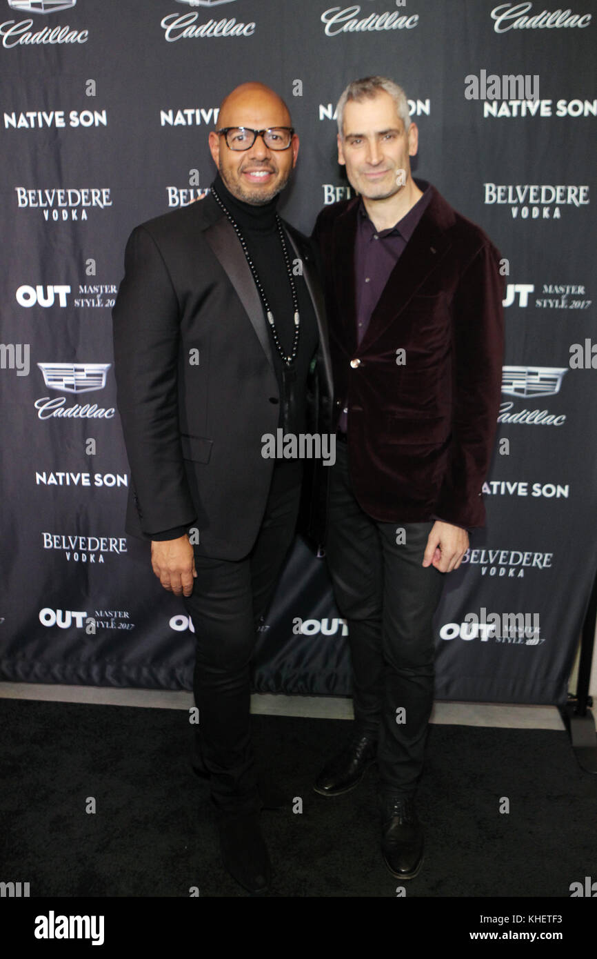 New York, NY, USA. 15th Nov, 2017. (L-R) Journalist Emil Wilbekin ...