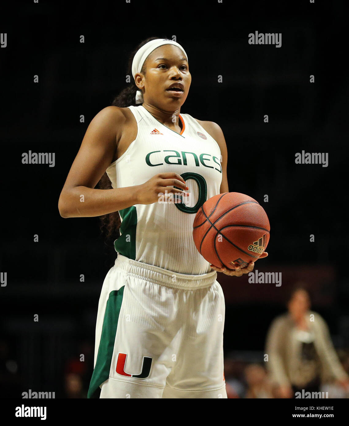 Coral Gables, Florida, USA. 10th Nov, 2017. Miami Hurricanes forward ...