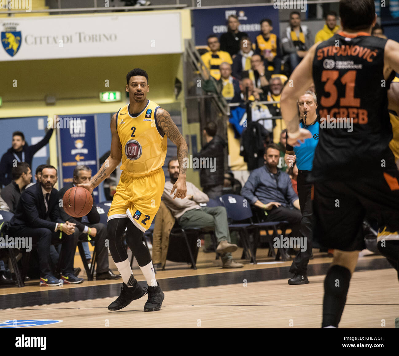 Turin, Italy. 15th Nov, 2017. Diante Garrett (Fiat Torino Auxilium ...