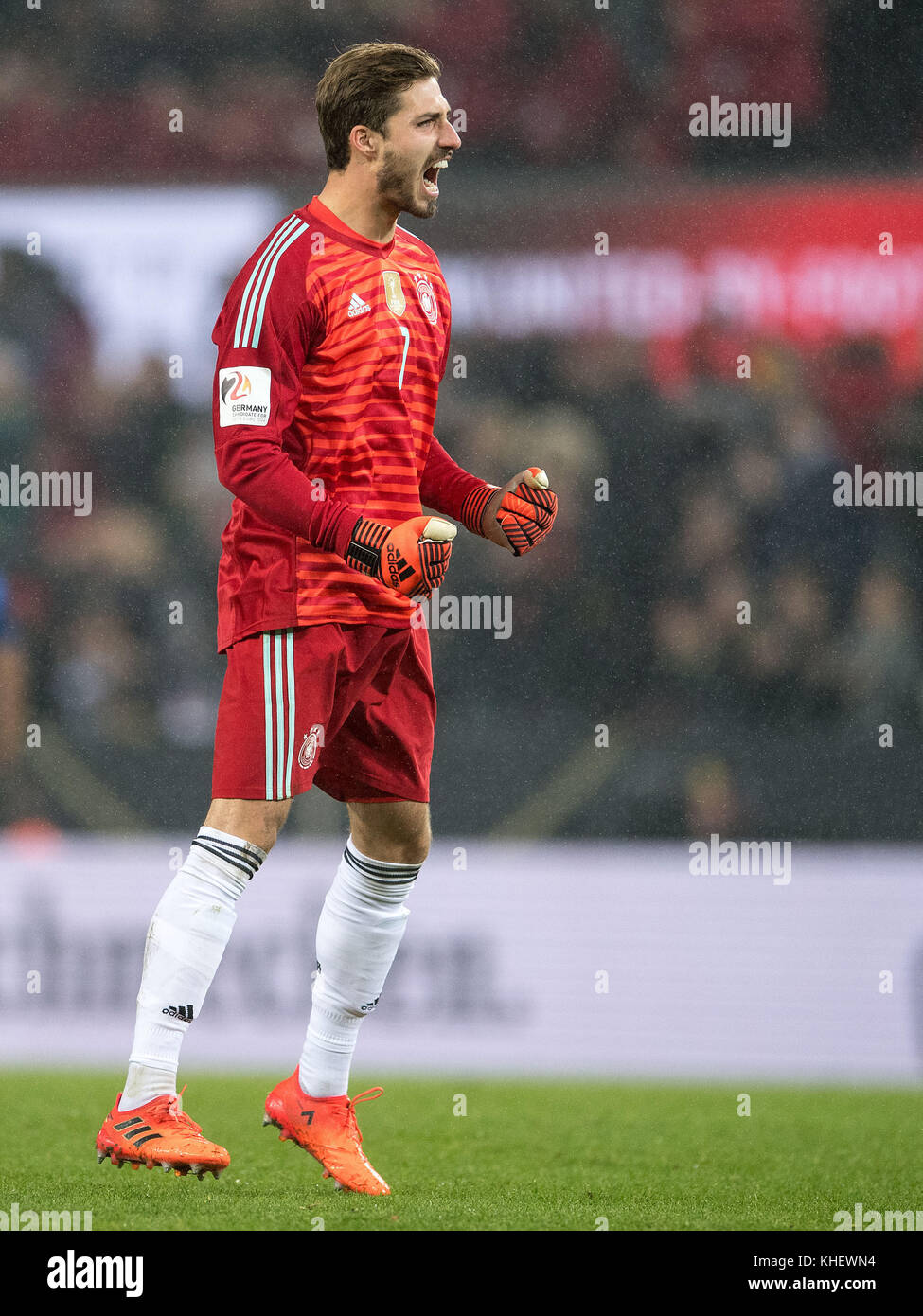 Cologne, Germany. 14th Nov, 2017. Germany goalkeeper Kevin Trapp ...