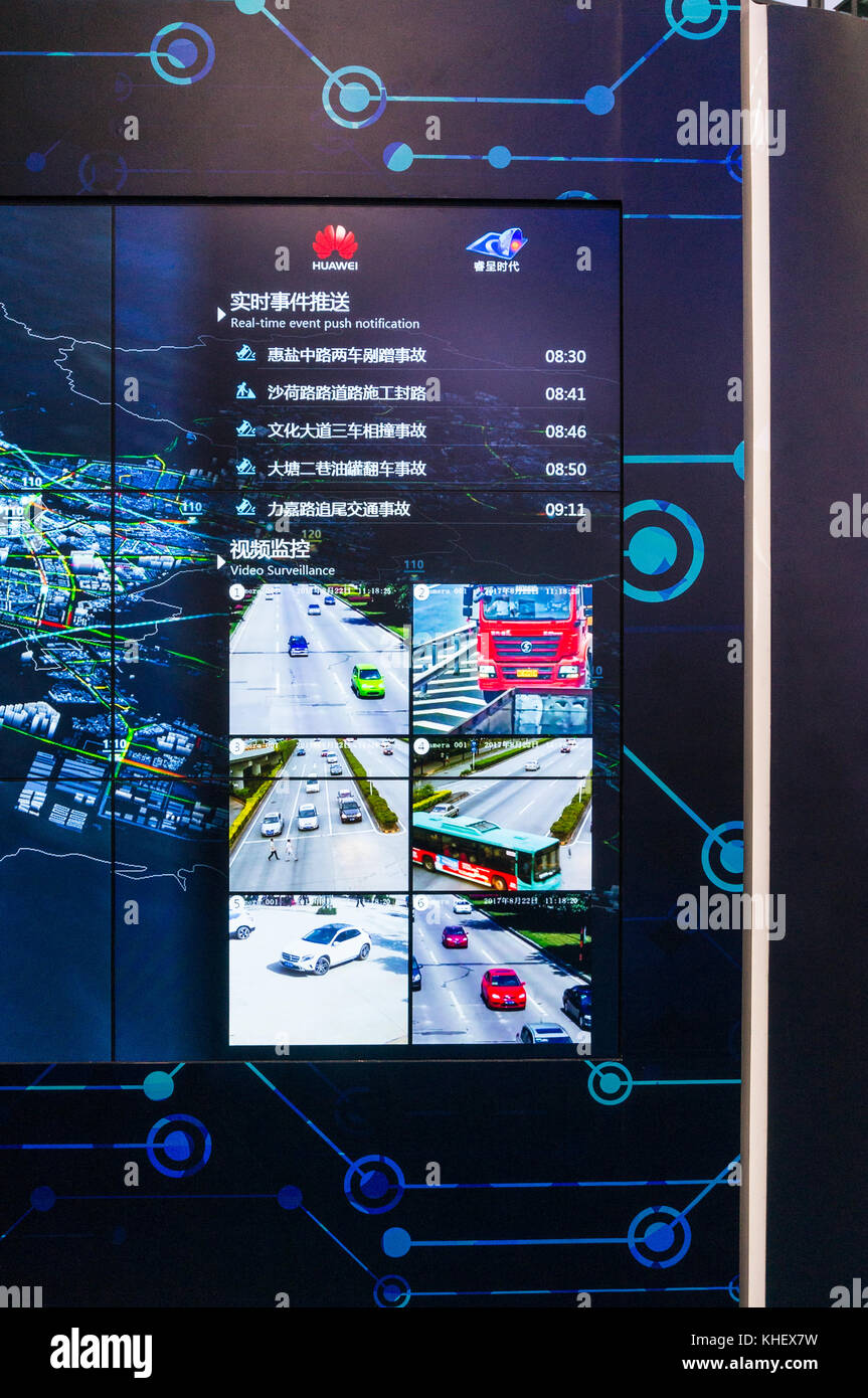 Smart city demo at China hi-tech fair in Shenzhen, known as 'Silicon ...