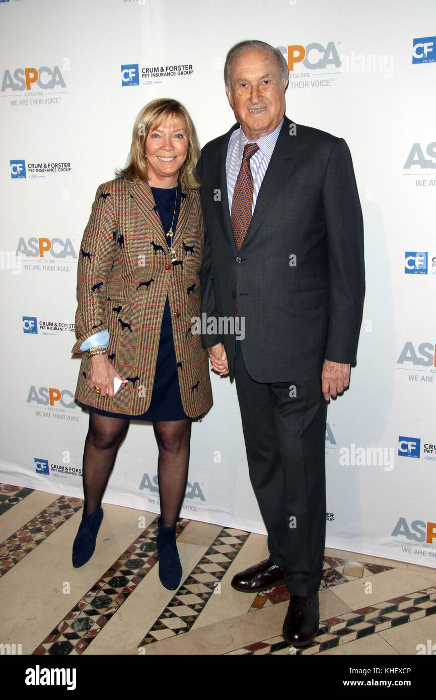 New York, NY, USA. 16th Nov, 2017. Linda Lloyd Lambert and Benjamin ...