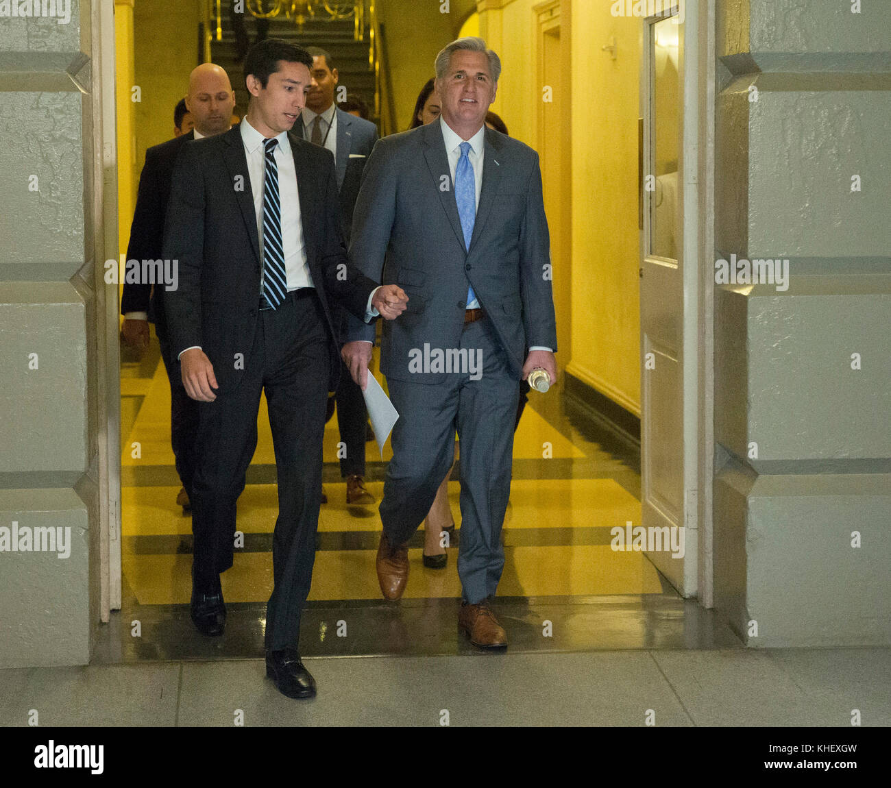 Representative Kevin McCarthy (R-CA) arrives Capitol Hill in Washington ...
