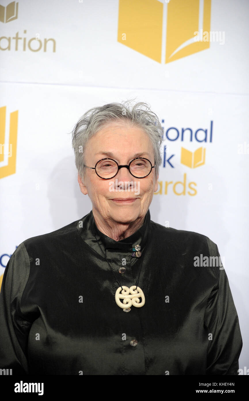 Manhattan, United States Of America. 15th Nov, 2017.Annie Proulx ...