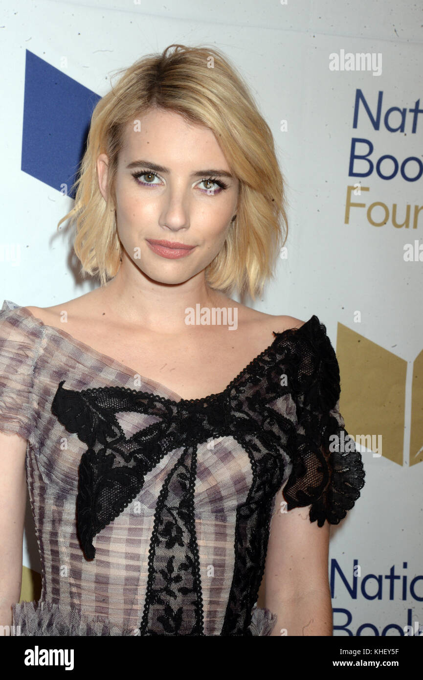 Manhattan, United States Of America. 15th Nov, 2017.Emma Roberts ...