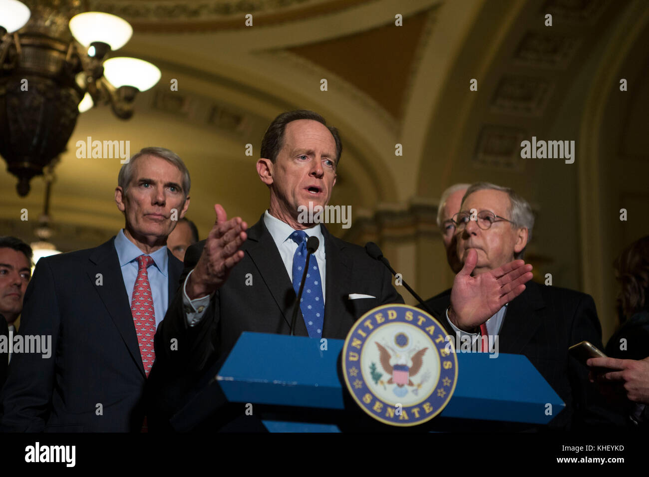 United States Senator, Pat Toomey, Republican of Pennsylvania, speaks ...