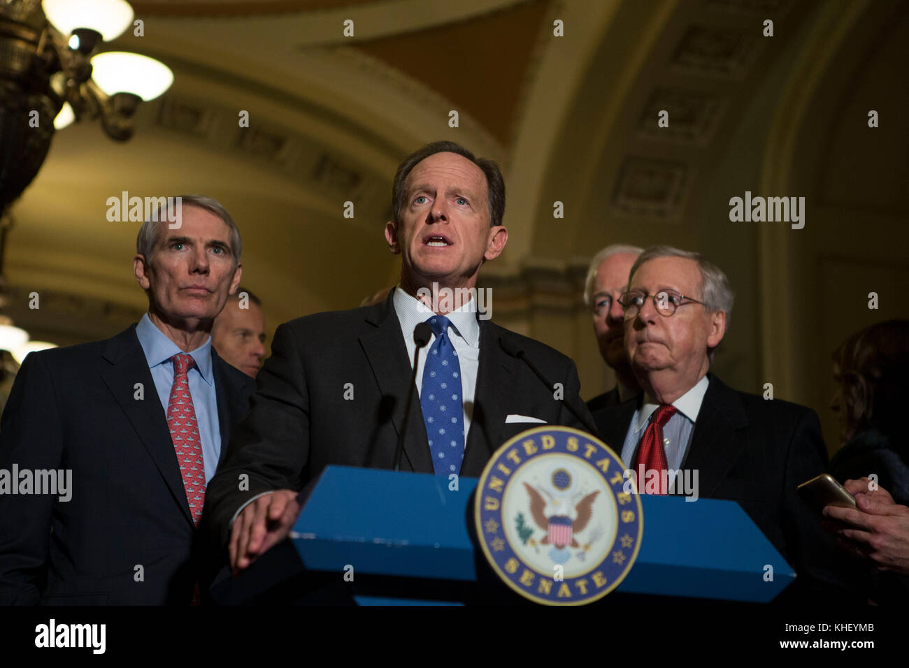 United States Senator, Pat Toomey, Republican of Pennsylvania, speaks ...