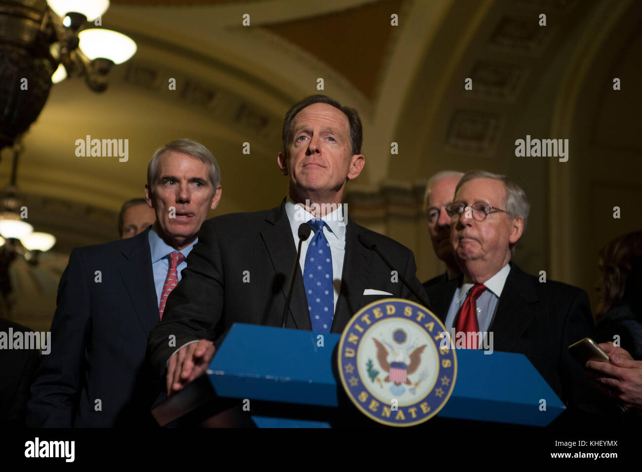 United States Senator, Pat Toomey, Republican of Pennsylvania, speaks ...