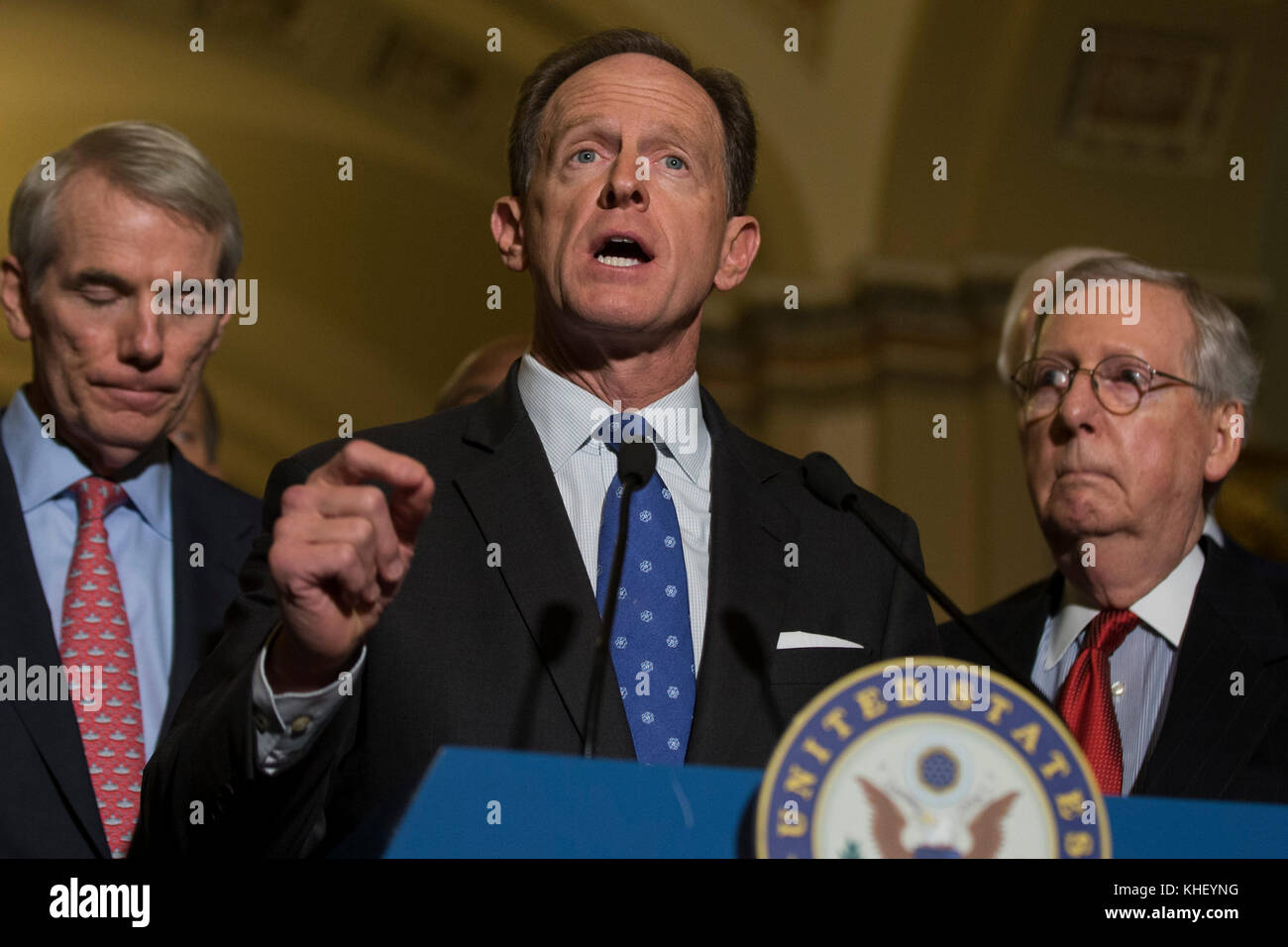 United States Senator, Pat Toomey, Republican of Pennsylvania, speaks ...