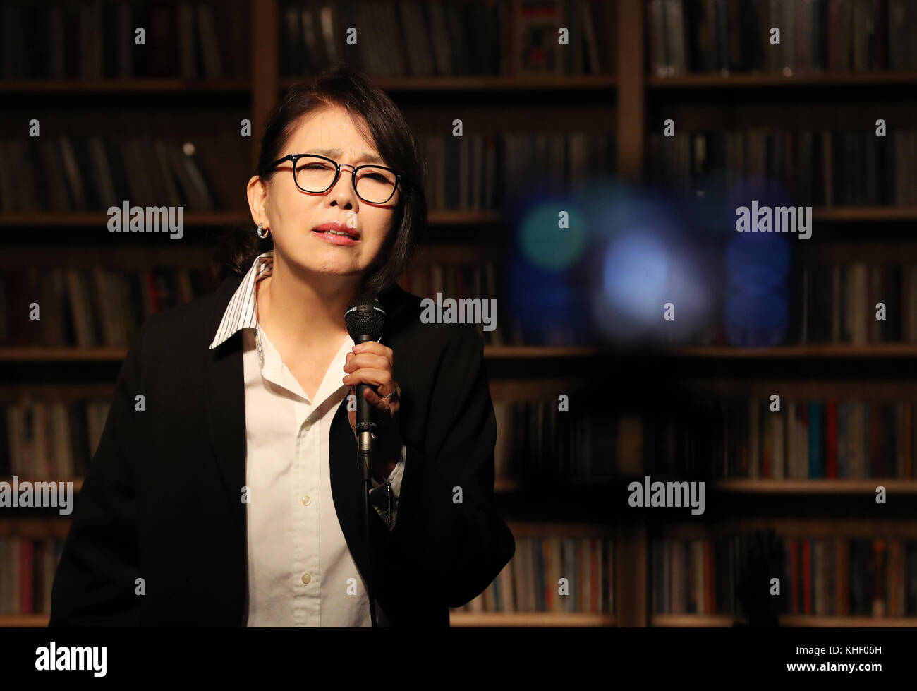 17th Nov, 2017. S. Korean singer Jung Mi-jo South Korean singer Jung Mi ...