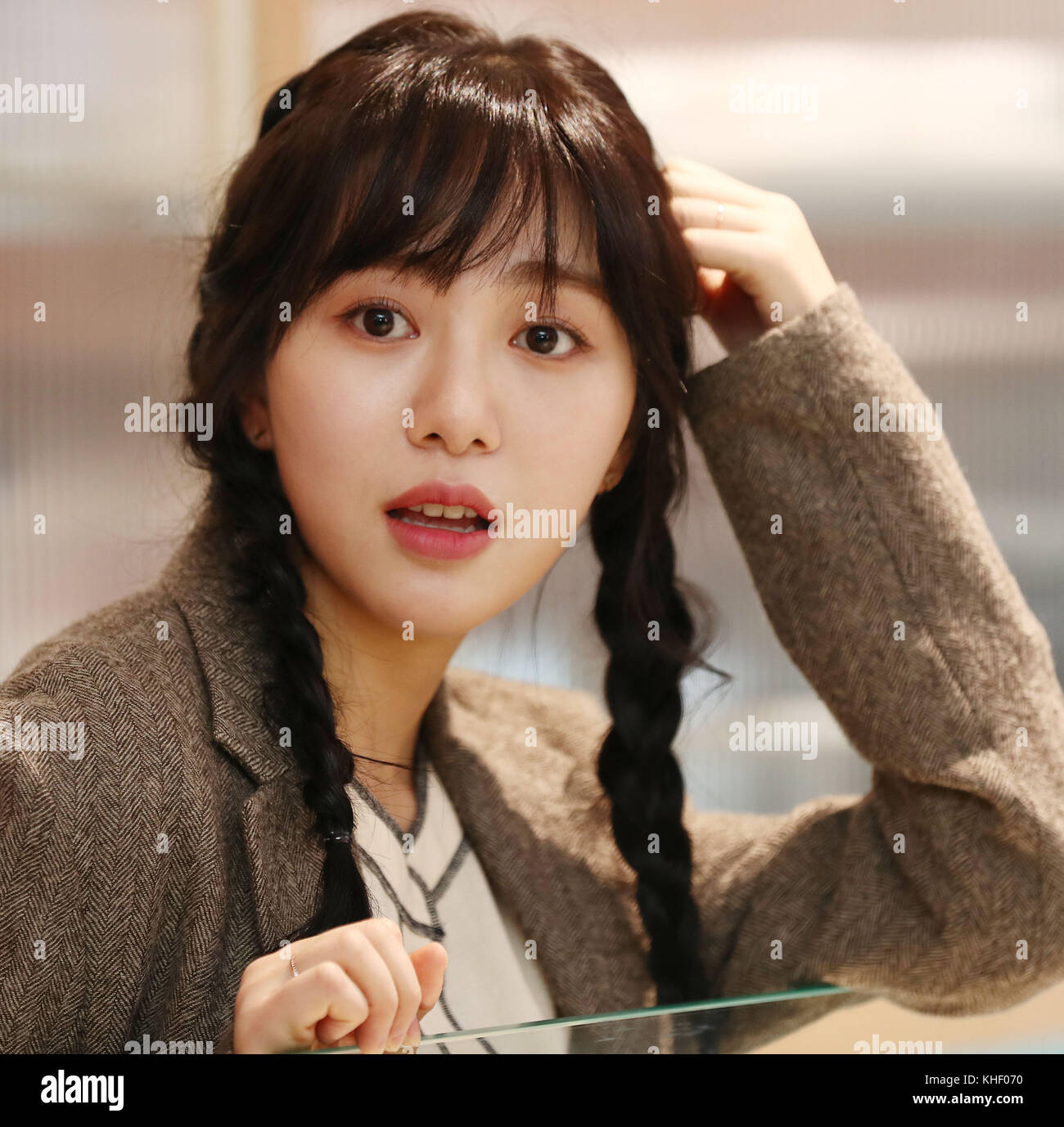 17th Nov, 2017. S. Korean singer Kwon Mina Kwon Mina, a member of South Korean girl group AOA ...