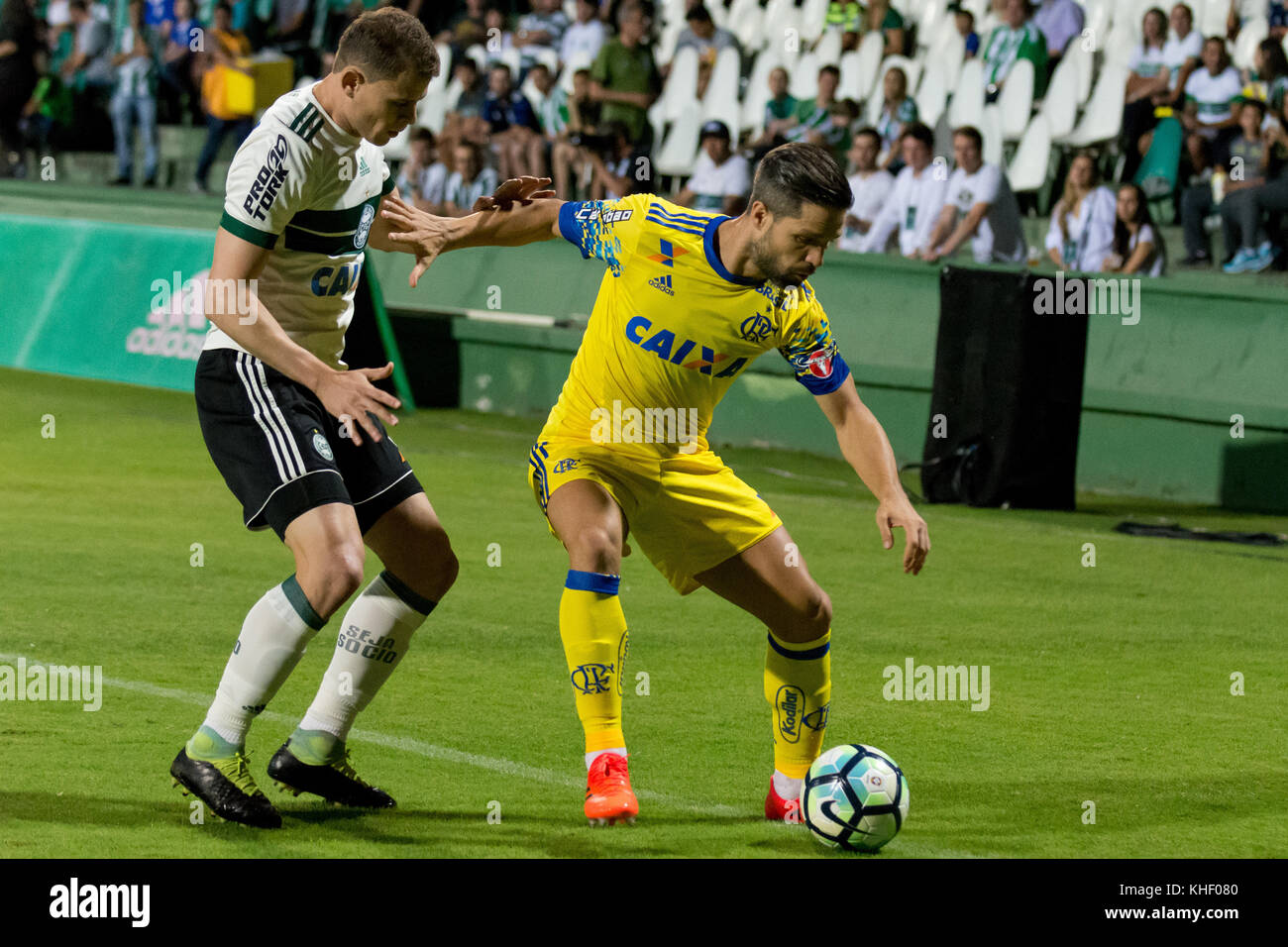 Curitiba, Brazil. 16th Nov, 2017. Jonas and Rene during Coritiba PR x ...