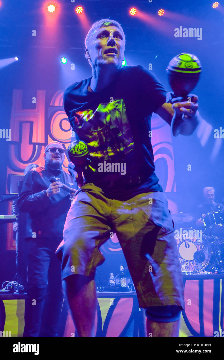 London, UK. 16th Nov, 2017. Mark "Bez" Berry of The Happy Mondays ...