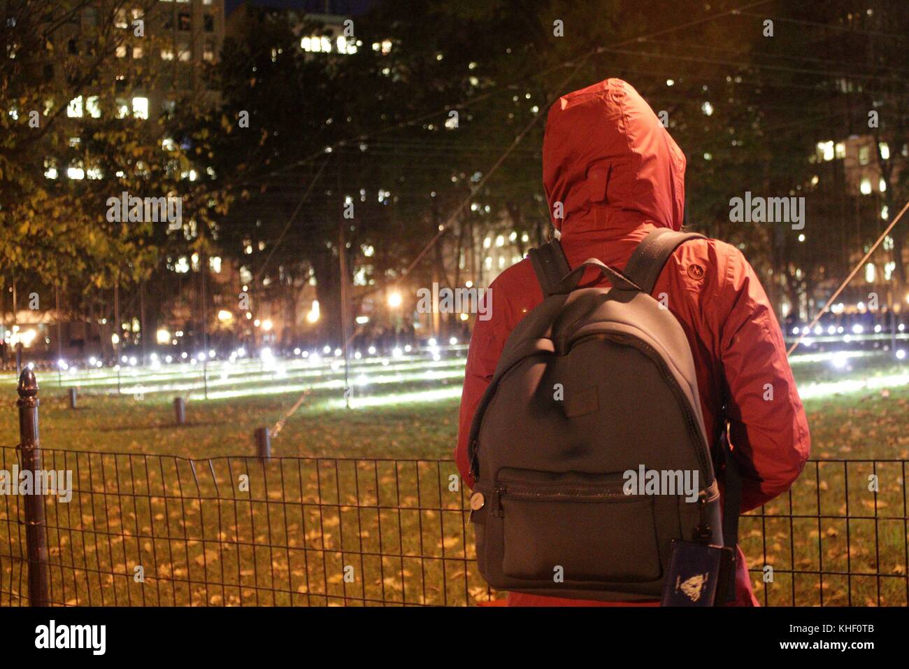 New York, NY, USA - 16 Nov, 2017. A public art project by Austrian ...