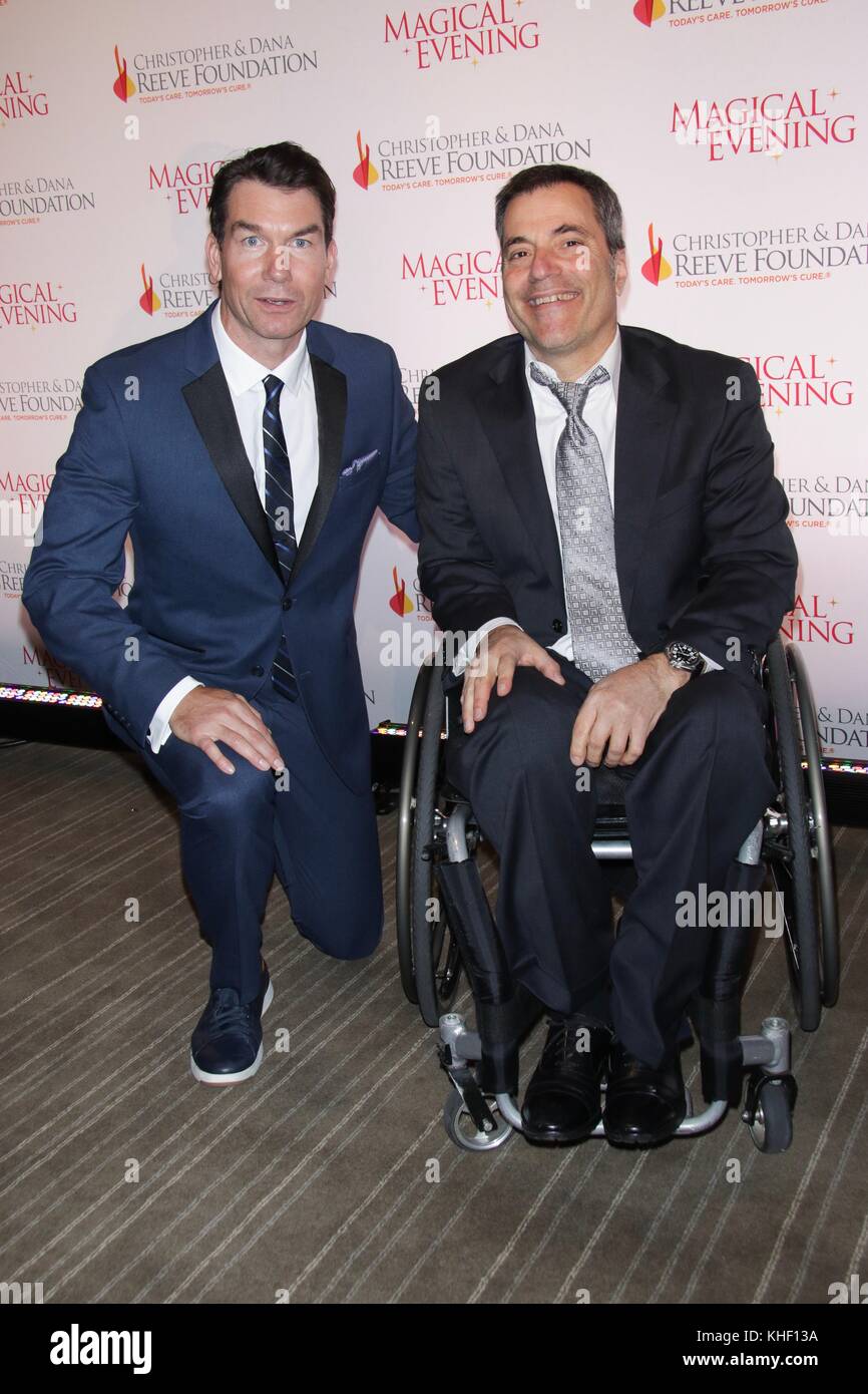 New York, NY, USA. 16th Nov, 2017. Jerry OConnell and Ron Gold at The ...