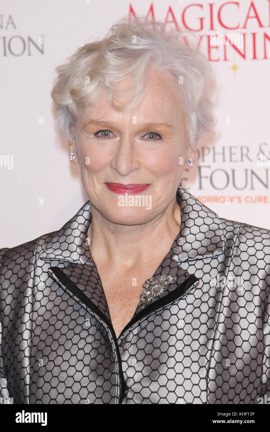 New York, NY, USA. 16th Nov, 2017. Glenn Close at The Christopher ...