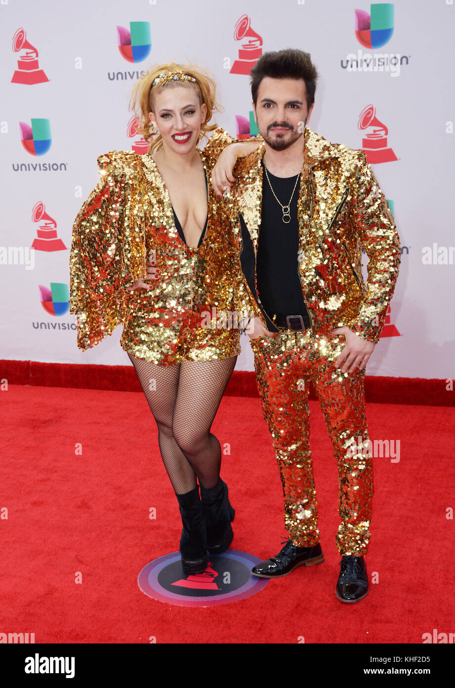 Las Vegas, Nevada, USA. 16th Nov, 2017. Juliana Gattas and Alejandro ...