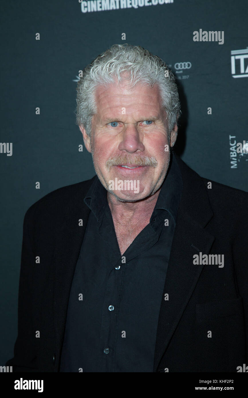 Hollywood, USA. 16th Nov, 2017. Ron Perlman attends the Cinema Italian ...