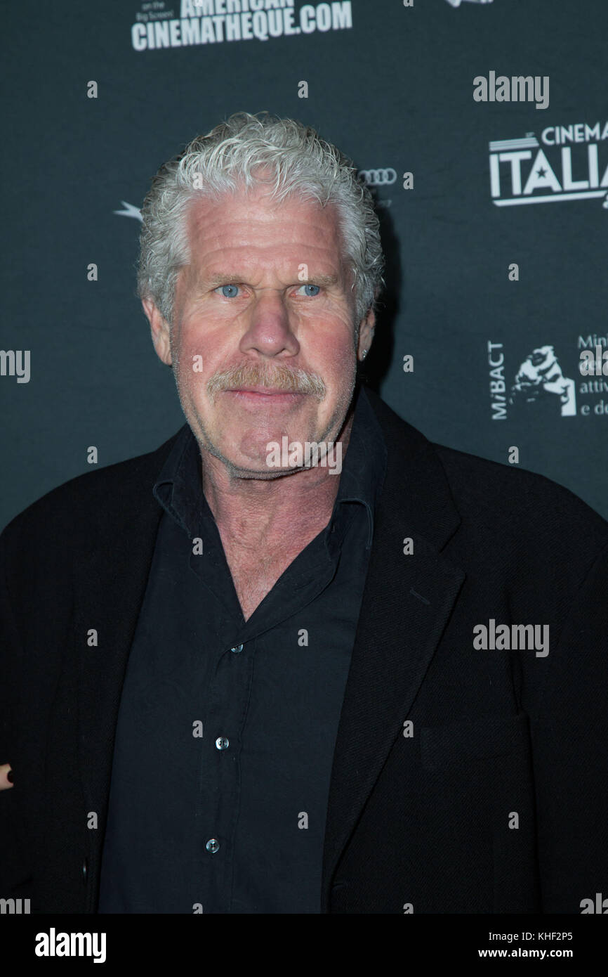 Hollywood, USA. 16th Nov, 2017. Ron Perlman attends the Cinema Italian ...