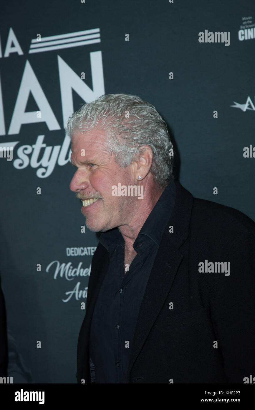 Hollywood, USA. 16th Nov, 2017. Ron Perlman attends the Cinema Italian ...