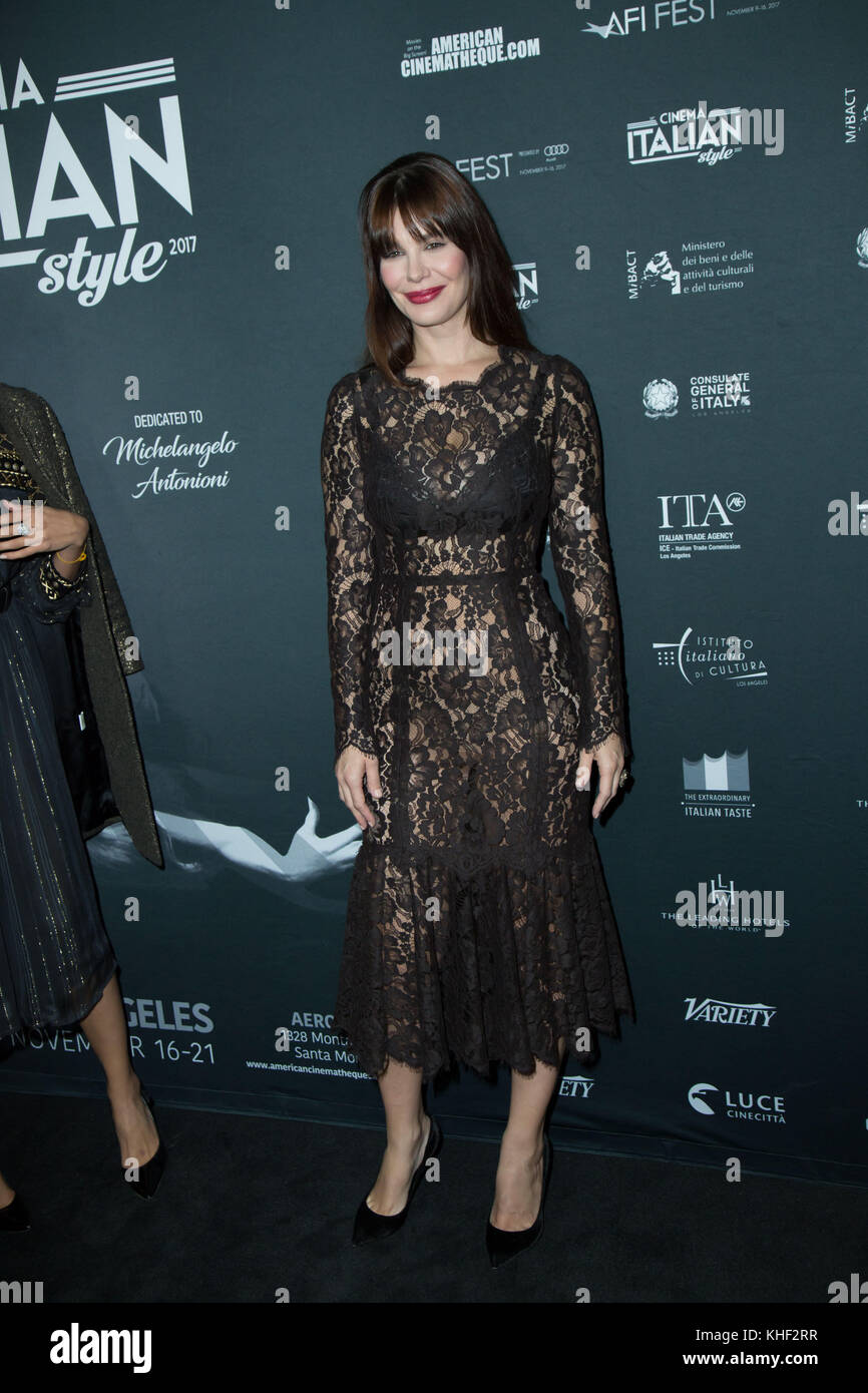 Hollywood, USA. 16th Nov, 2017. Lucila Sola attends the Cinema Italian ...