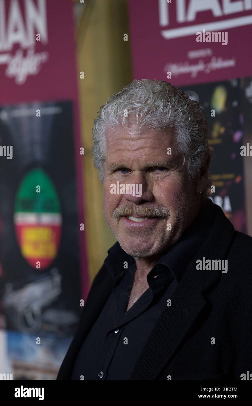 Hollywood, USA. 16th Nov, 2017. Ron Perlman attends the Cinema Italian ...