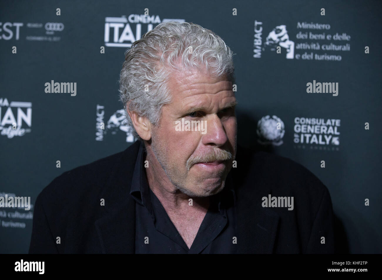 Hollywood, USA. 16th Nov, 2017. Ron Perlman attends the Cinema Italian ...