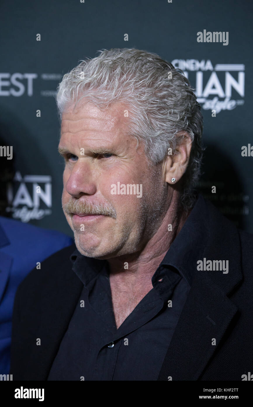 Hollywood, USA. 16th Nov, 2017. Ron Perlman attends the Cinema Italian ...