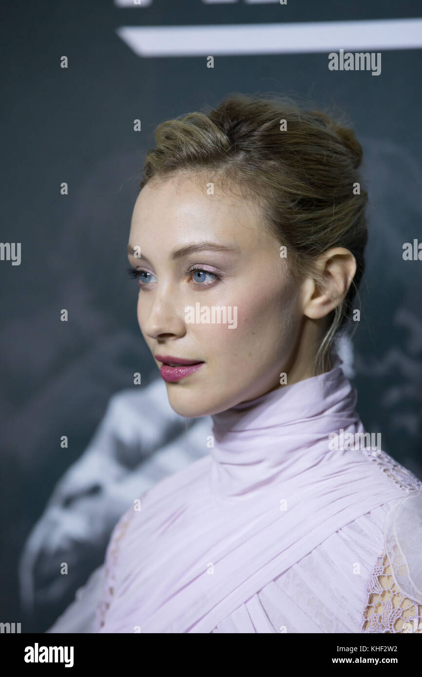 Hollywood, USA. 16th Nov, 2017. Sarah Gadon attends the Cinema Italian ...