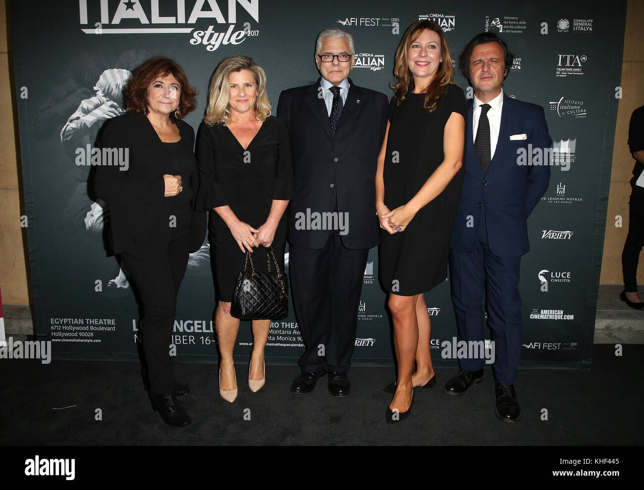 Hollywood, USA. 16th Nov, 2017. Laura Delli Colli, Valeria Rumori ...