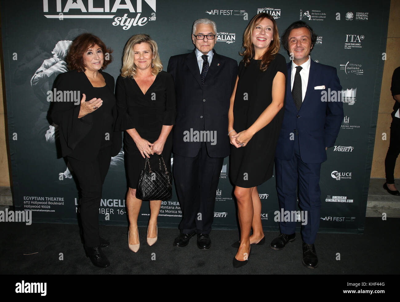 Hollywood, USA. 16th Nov, 2017. Laura Delli Colli, Valeria Rumori ...